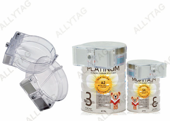 EAS Anti Theft Bottle Security Tags Metal Milk Can Cover AM / RF Stong PC Medium Size Milk Can Base