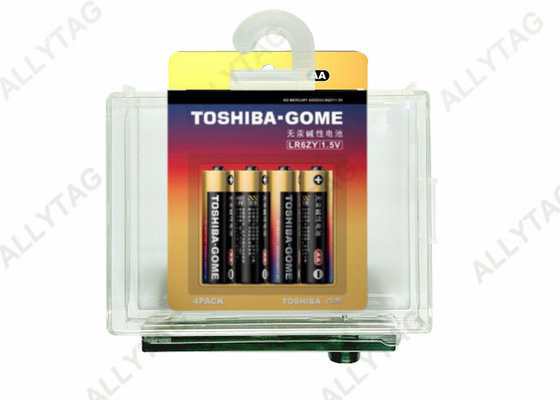 Hang Tab EAS Safer Box For Lipsticks / Anti Shoplifting Battery Security Keeper