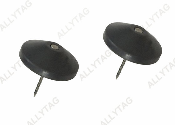 Security Hard Anti Theft Accessories , Plastic Head Steel Security Tag Pin 16mm