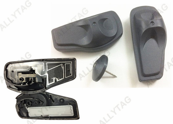 EAS Dark Grey UHF RFID TAGS AM 58Khz For Garments Source Tagging