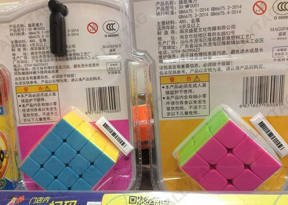Adhesive Soft Anti Theft Labels , Alarm Sensor Security Tag Sticker Deactivatable