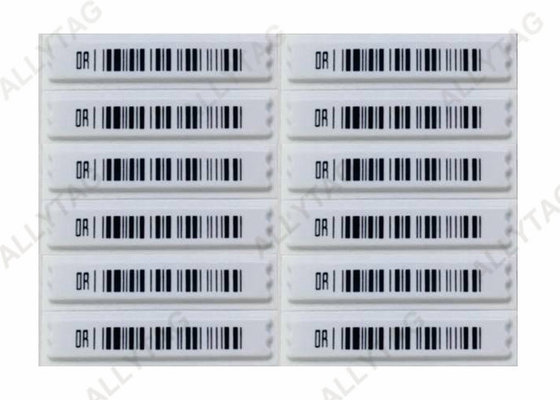 58KHz Acousto Magnetic Anti Shoplifting Tags With Barcode / Blank Printing
