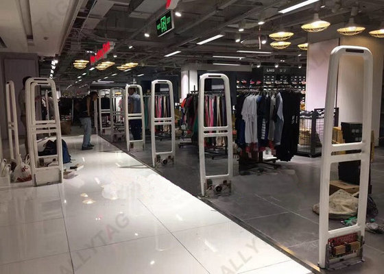 Anti Lost EAS Security System , White Security Antenna Systems For Clothe Stores