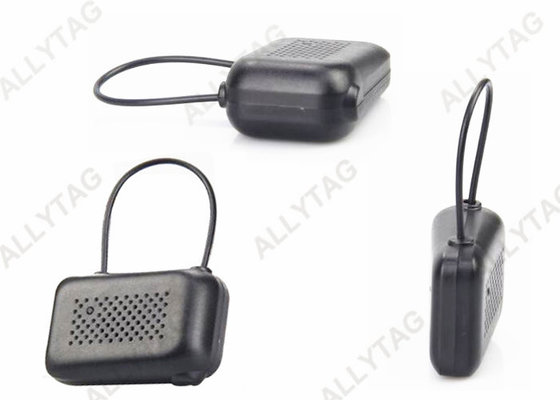 Store Security Lanyard Cable Tags AM / RF Cable Lock For Luxury Retail Items Black