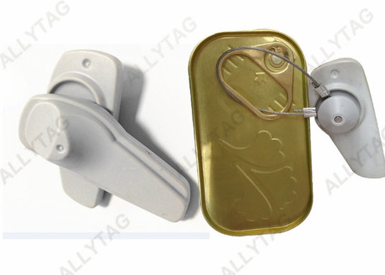 76x30mm EAS Hard Tag For Clothing Security 58KHz Black Color Compatible With AM System