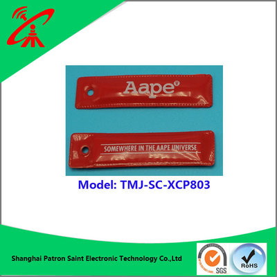 China 58khz Leather Custom Hang Tags / Custom Design Eas Soft Label supplier