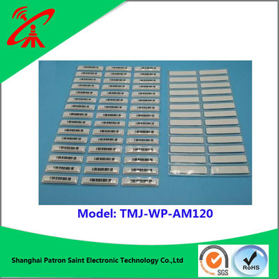 China 58khz Anti Shoplifting Label EAS AM Blank Soft Tag Anti - Theft For  Cosmetic Shops supplier