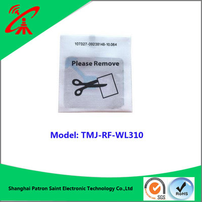 China Custom Printable RF Soft  8.2 Mhz Security Tags Label For Clothing supplier