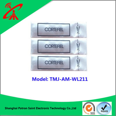 China 58 KHZ Magnetic Anti Theft Tags Am Soft Woven Sticker Security Tags Label supplier