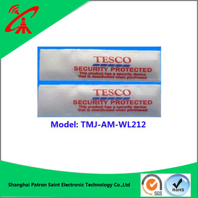 China Alarm Display Retail Eas Clothing Security Tags Soft Woven Acousto Magnetic Tag supplier