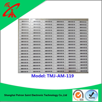 58khz Double Side Anti Theft Barcode Security Tags / Eas Security Tag