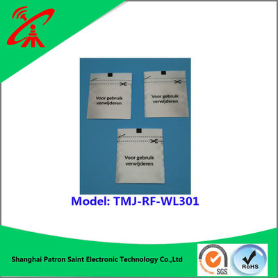 China Cloth 8.2 MHZ RF Custom Woven Labels Custom Design RF Label supplier
