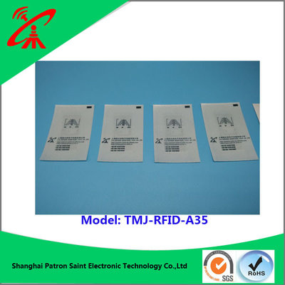China RFID label in cloth RFID clothes labels supplier