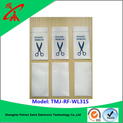 China Custom Design RF Security Tags Woven 8.2 Mhz Security Labels for clothes supplier
