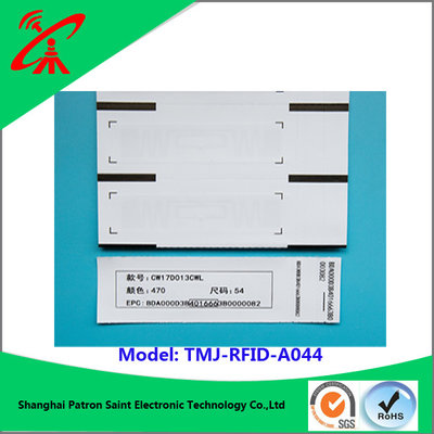 China High Security Laundry Cloth RFID Tags UHF RFID Woven Label For Clothing supplier