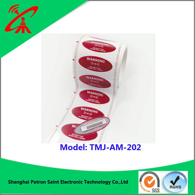Anti - Theft Alarm Eas Security Alarm Tag Plastic Am Security Tags 58khz eas am soft sticker supplier
