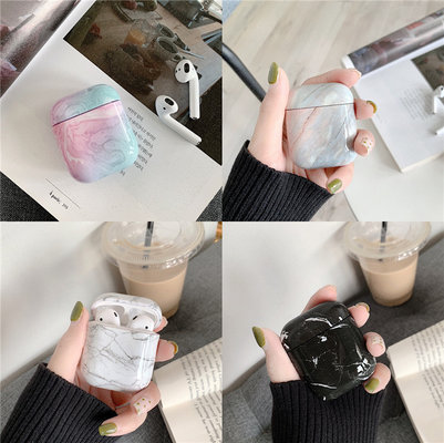 Marble hard PC anti shock anti dust protect case cover for Apple airpods supplier