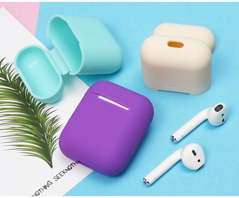 Silicone Protective Shockproof Wireless Charging Earbuds Case Cover Skin Compatible for Apple AirPods 1 & 2 supplier