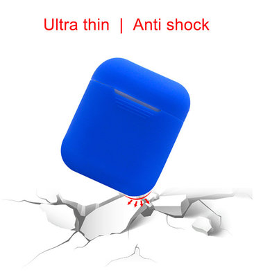 Silicone Protective Shockproof Wireless Charging Earbuds Case Cover Skin Compatible for Apple AirPods 1 & 2 supplier