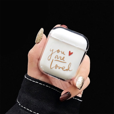 Music tracker Protective Cartoon Clear PC Cover Chargeable Headphone Case for Apple Airpods 1&2 Charging Case  supplier