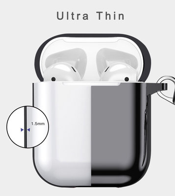 Plating 360°Protective Shockproof Airpods Silicone Case Cover Compatible with Apple Airpods 2 &1 (Front LED Visible) supplier