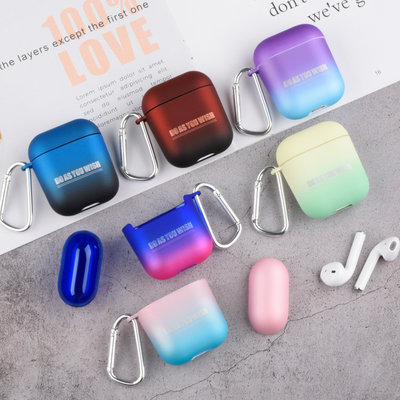 Compatible with AirPods Gradient Colorful Fashion Case Cover Silicone Protective Skin for Apple Airpod Case 2&1 supplier