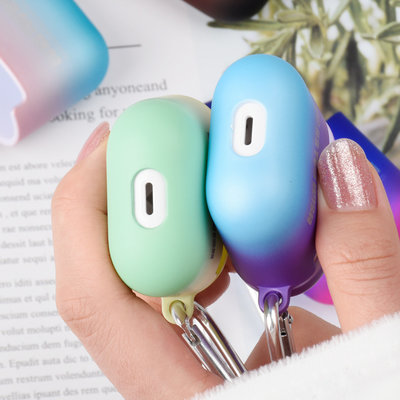 Compatible with AirPods Gradient Colorful Fashion Case Cover Silicone Protective Skin for Apple Airpod Case 2&1 supplier