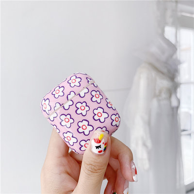 Compatible with Airpods 1 & 2 Protective TPU Cover Floral Print Cute Fashion Case supplier