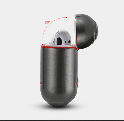 Shockproof Case Cover Portable Protective Silicone Metal Skin Cover Case for Airpods 2 & 1 supplier