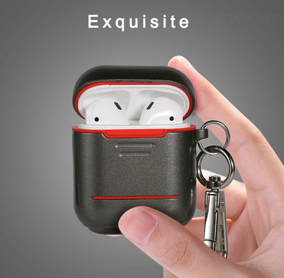 Shockproof Case Cover Portable Protective Silicone Metal Skin Cover Case for Airpods 2 & 1 supplier