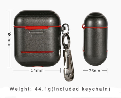 Shockproof Case Cover Portable Protective Silicone Metal Skin Cover Case for Airpods 2 & 1 supplier