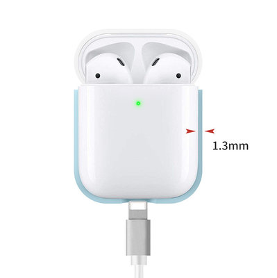 Compatible for AirPods Case 2 & 1 Shockproof Protective Silicone Cover Skin for AirPods Charging Case Luminous supplier