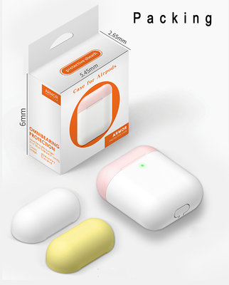 Compatible for AirPods Case 2 & 1 Shockproof Protective Silicone Cover Skin for AirPods Charging Case Luminous supplier