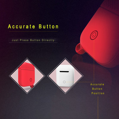 Protective Shockproof Silicone Case for Airpods 1st/2nd Charging Case supplier