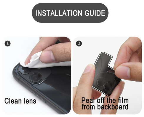for iPhone 11 6.1'' Ultra Thin High Definition Bubble Free Anti Scratch F Tempered Glass Camera Lens Protector supplier