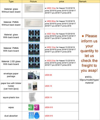 Anti Scratch High Definition Mobile Camera Lens Protector for Y9 Y7 Y6 PRO Y5 supplier