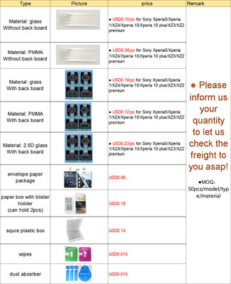 High Definition Maximum Protection Anti Scratch Camera Lens Glass Protector for Sony Xperia 5 10 XZ 4 supplier