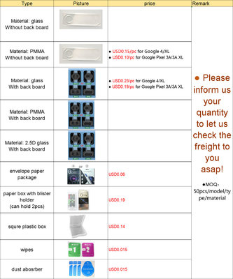 Ultra Thin HD Bubble-Free Anti-Scratch Fingerprint Tempered Glass Camera Lens Protector for Google pixel 4 XL 3A XL supplier