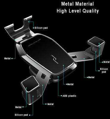 360 degree rotation air vent Car Phone Mount Holder for Car for Iphone 11 max pro cell phone supplier