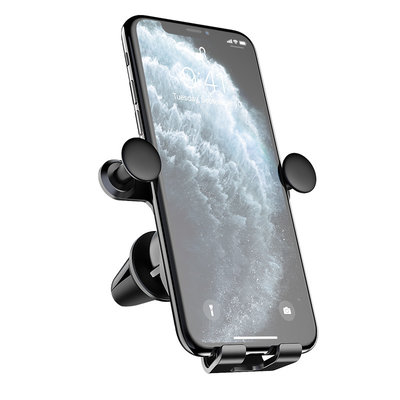 Car Mount Phone Holder Automatic Locking Universal Air Vent GPS Cell Phone Holder for Car for iPhone X/8/7/7P/6s/6P/5S supplier