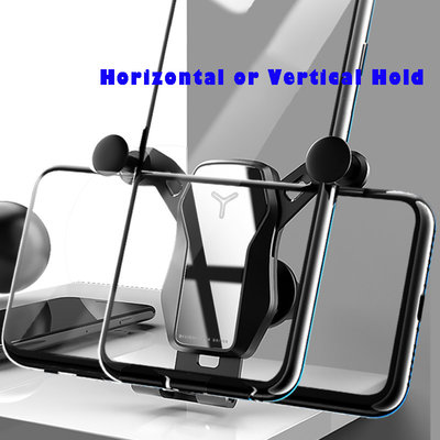 Car Mount Phone Holder Automatic Locking Universal Air Vent GPS Cell Phone Holder for Car for iPhone X/8/7/7P/6s/6P/5S supplier