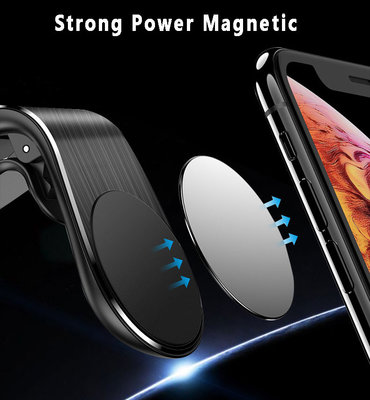 Magnetic Car Vent Phone Mount Anti-Slip Anti-Scratch Super Strong Magnets 360 Degree Rotation supplier