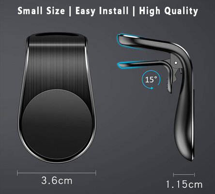 Magnetic Car Vent Phone Mount Anti-Slip Anti-Scratch Super Strong Magnets 360 Degree Rotation supplier