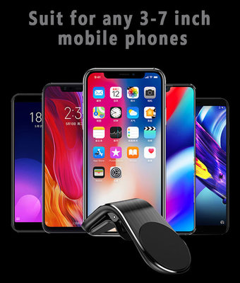 Magnetic Car Vent Phone Mount Anti-Slip Anti-Scratch Super Strong Magnets 360 Degree Rotation supplier