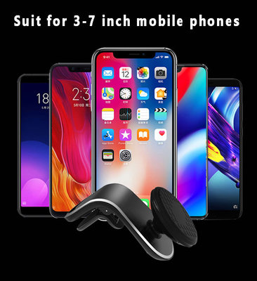 360 Degree Rotation Anti-Slip Phone Strong Universal Magnetic Vent Clip Mount Non-Sticky for Safe GPS supplier