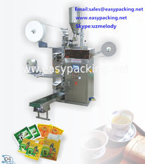 Automatic herbal tea bag packaging machine with string,tag and envelop
