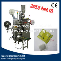 Automatic herbal tea bag packaging machine with string,tag and envelop
