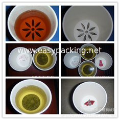 Automatic tea cup filling and packing machine