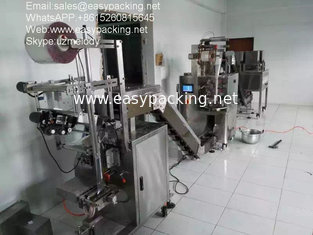 stainless pillow tea/coffee/filter bag/sachet filling packing machine of automatic