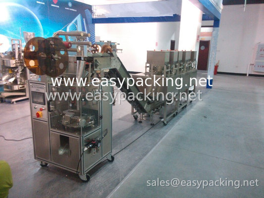 Eight scales Eletctronic sclae automatic pyramid nylon tea bag packing machine with envelop